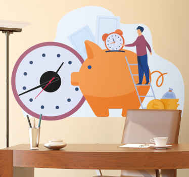 Amazing Clock Stickers for You - TenStickers