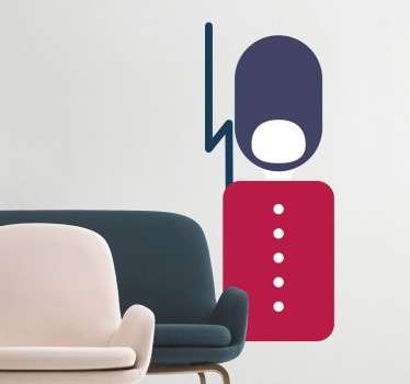 Sticker ijskast Londen telefooncel - TenStickers