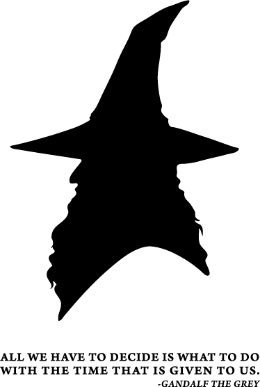 Gandalf Sticker - TenStickers