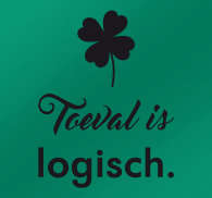 Muursticker Toeval is logisch - TenStickers