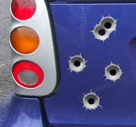Bullet Holes Car Stickers - TenStickers