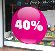 Sticker promotie aanbiedingen - TenStickers