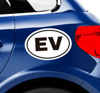 electric vehicle car decal - TenStickers