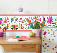 Vinilo habitación infantil Tenangos patrones - TenVinilo