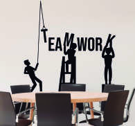 Teamwork Wall Art Sticker - TenStickers