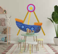 Boat Funfair Ride Sticker - TenStickers