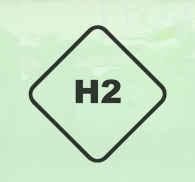 Autostickers Waterstof - TenStickers