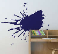 Splash of Paint Decorative Decal - TenStickers