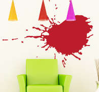 Paint Splash Decal - TenStickers