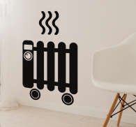 Autocollant mural radiateur - TenStickers