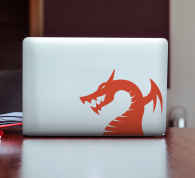 Fantastic design of dragon laptop stickers - TenStickers