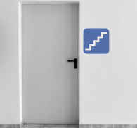 Adhésif signalisation escaliers - TenStickers