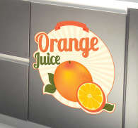 Sticker cuisine orange juice - TenStickers