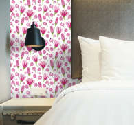 Sticker Ikea de Fleurs Roses - TenStickers