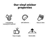 Name Tag door sticker - TenStickers