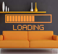 Loading tekst sticker - TenStickers