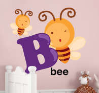 Vinilo infantil letra B - TenVinilo