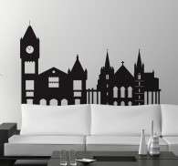 Sticker skyline Perth - TenStickers