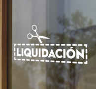Pegatina rebajas liquidación - TenVinilo