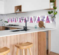 Greca decorativa adesiva digital lavender - TenStickers
