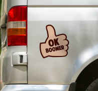 Ok boomer auto sticker - TenStickers