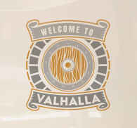 Valhalla car window sticker - TenStickers