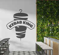 Kebab food wall sticker - TenStickers