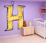 Letter H Sticker - TenStickers