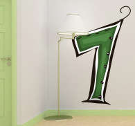 Number 1 Sticker - TenStickers