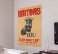 Adesivo poster Britons wants you - TenStickers