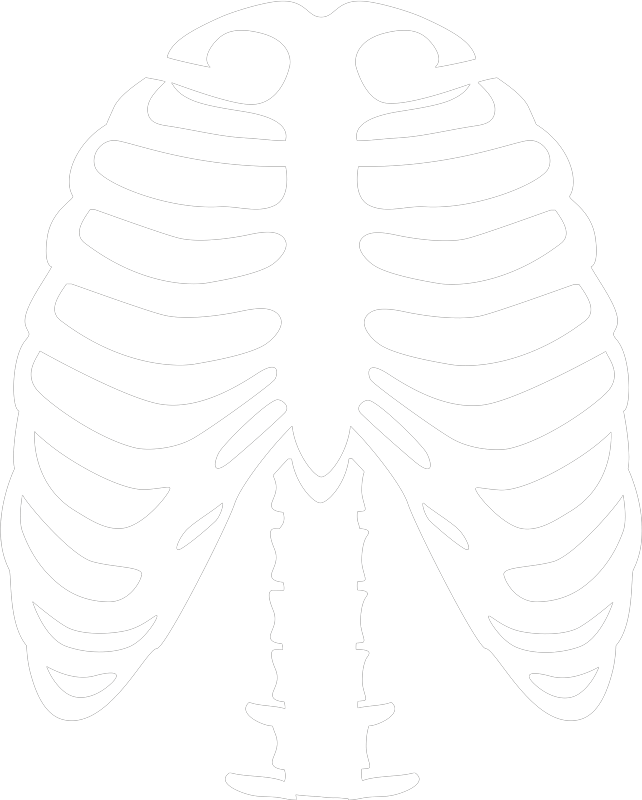 Ribben skelet halloween t-shirt - TenStickers