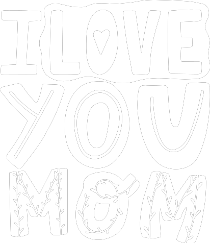 Jeg elsker dig mor mors dag t-shirt - TenStickers