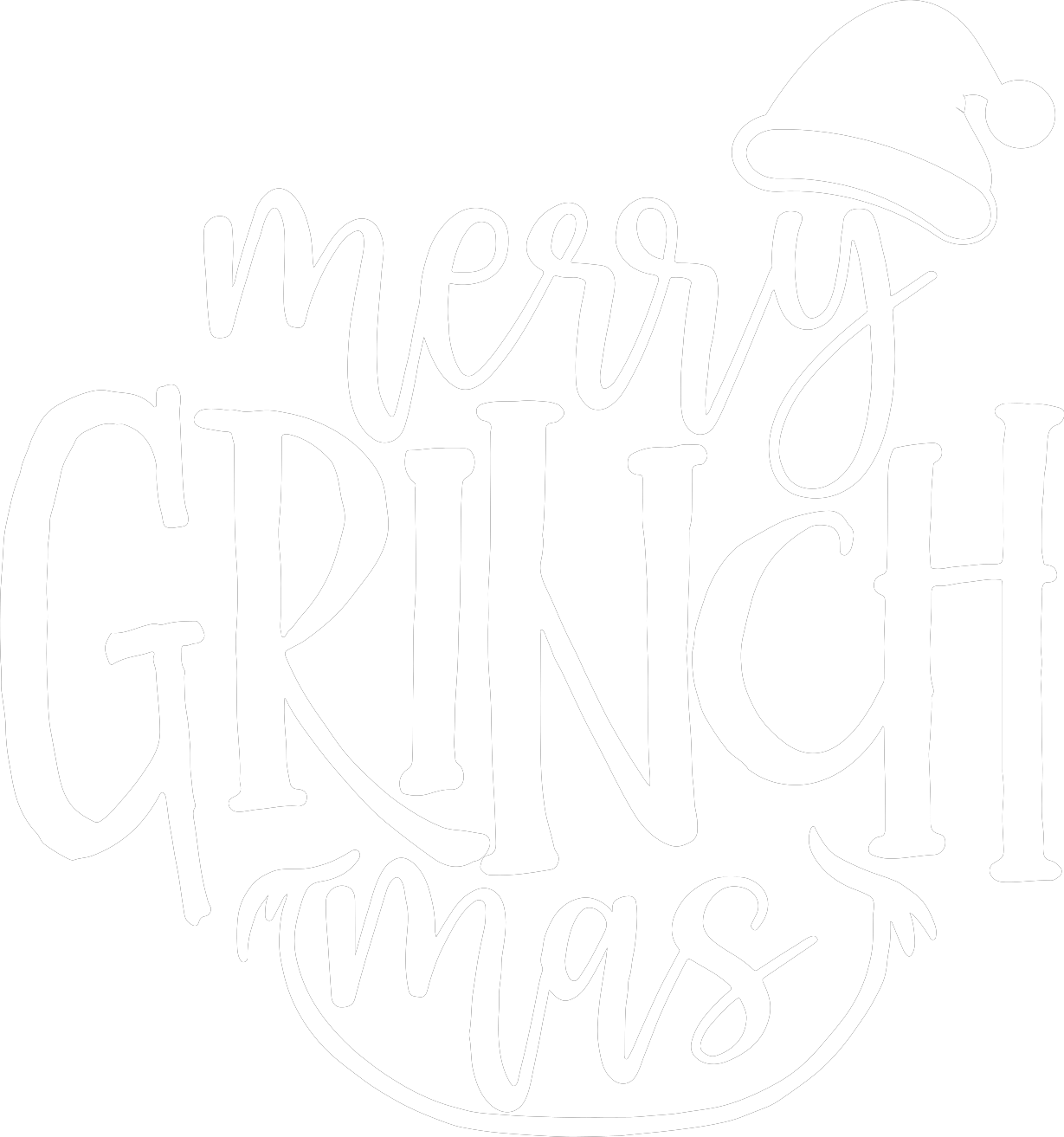 Merry Grinchmas Weihnachts T Shirt - TenStickers