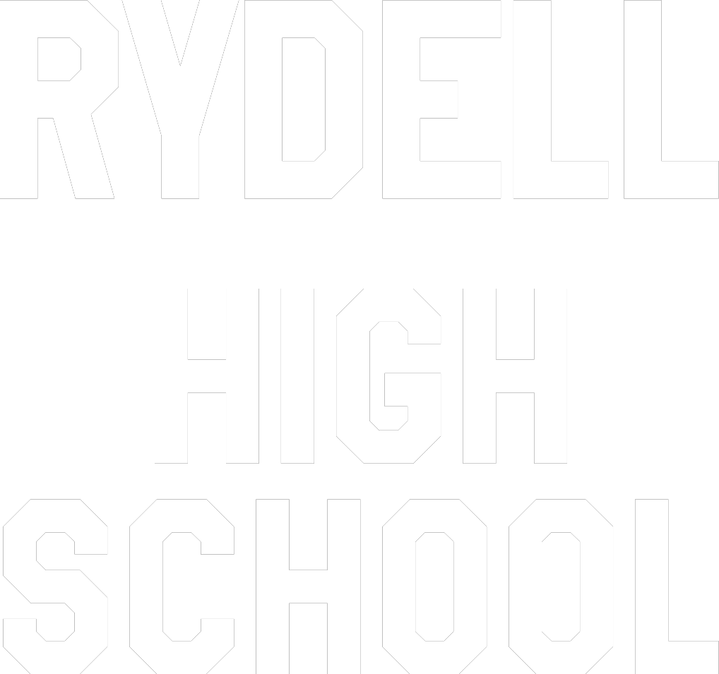 "rydell high school grease" t-shirt - TenStickers