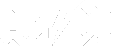 abcd logo monocolor t-shirt - TenStickers