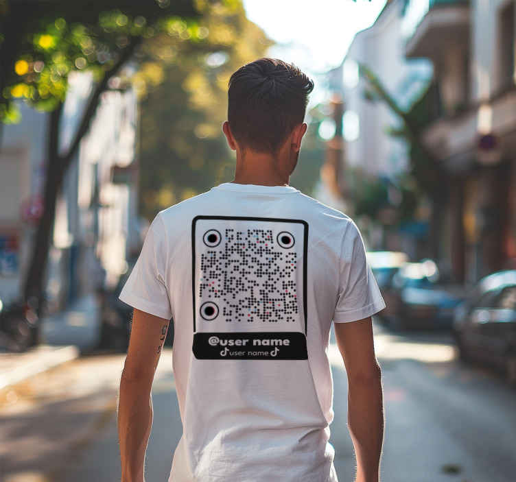 Original T Shirt tiktok-qr-code