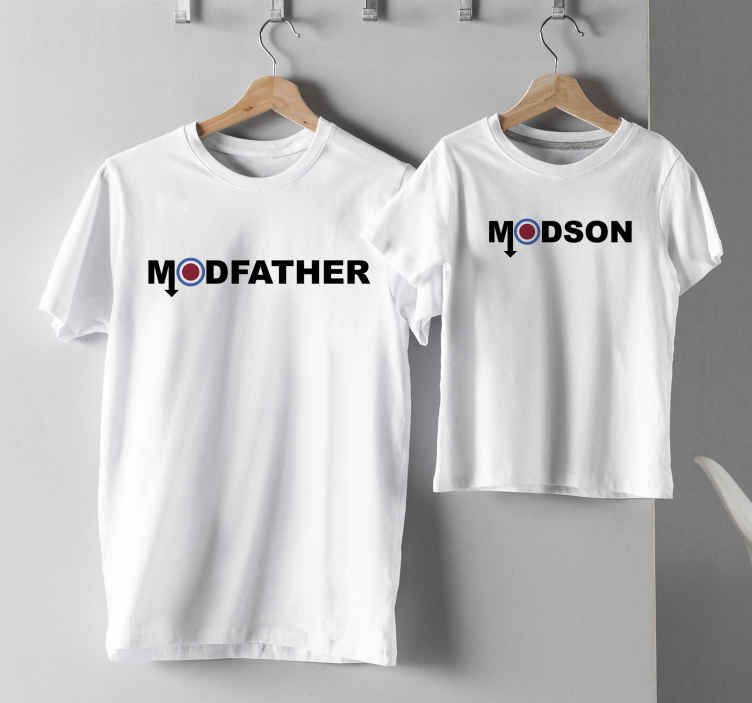 Modfather Father and son matching shirts - TenStickers