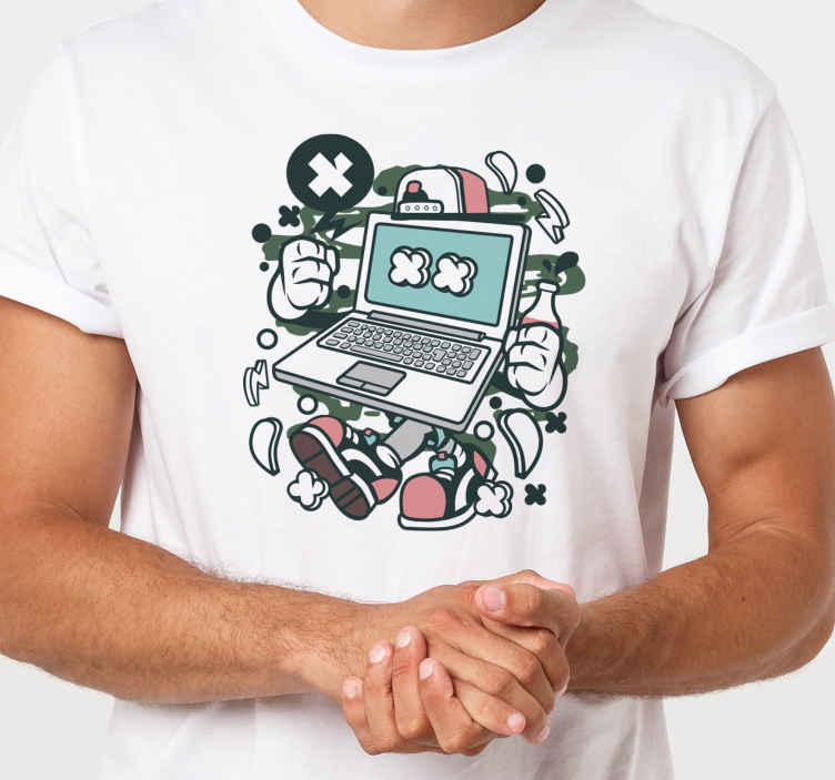 Laptop Gamer t-shirt - TenStickers