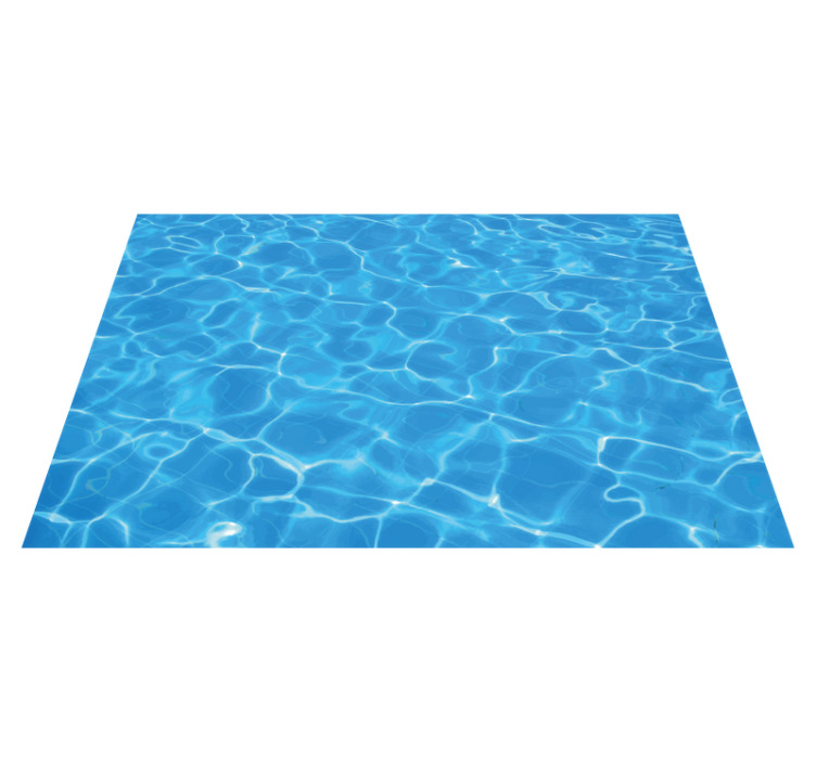 Water texture texture rug - TenStickers
