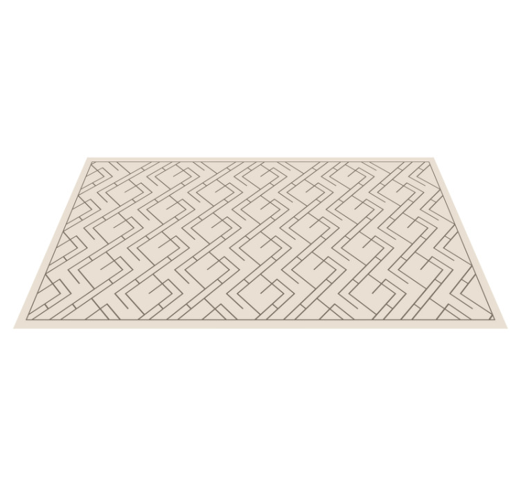 Geometric Labyrinth Design geometric rug