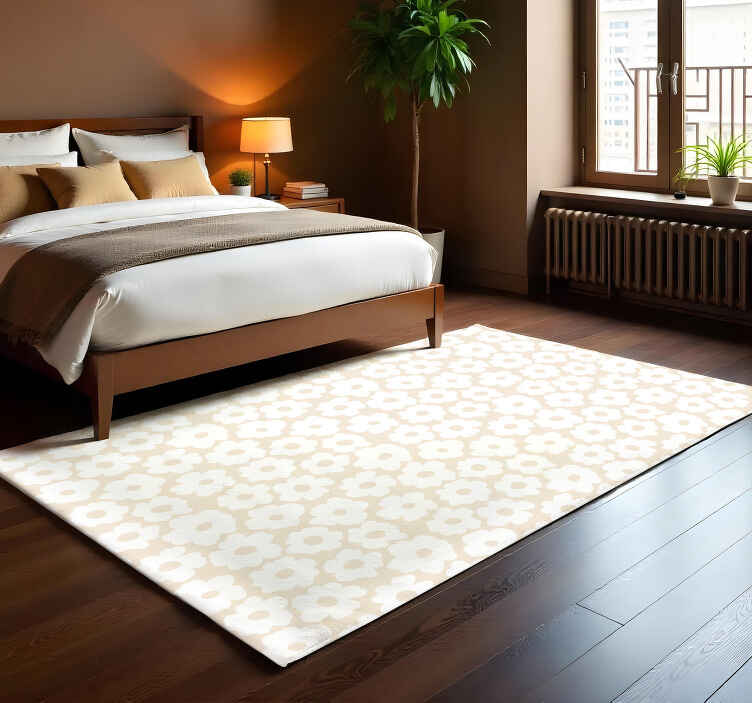 Vinil podovi cvijeće i biljke bijeli mak