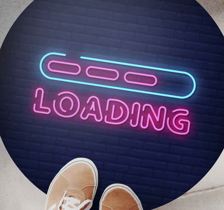 Loading neon lights bespoke rugs - TenStickers