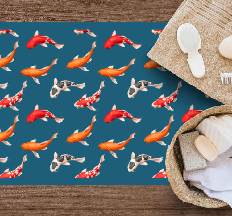 Koi Fish Pattern nature rug