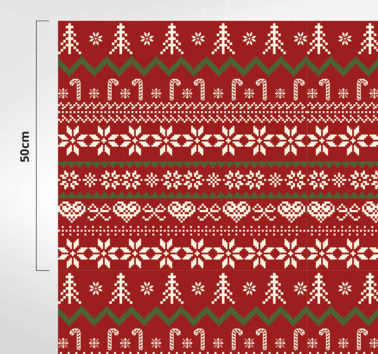 Floor carpet with a festive design - TenStickers