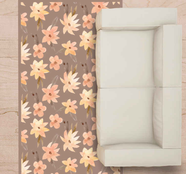 Floral Emblem Collection floral rug