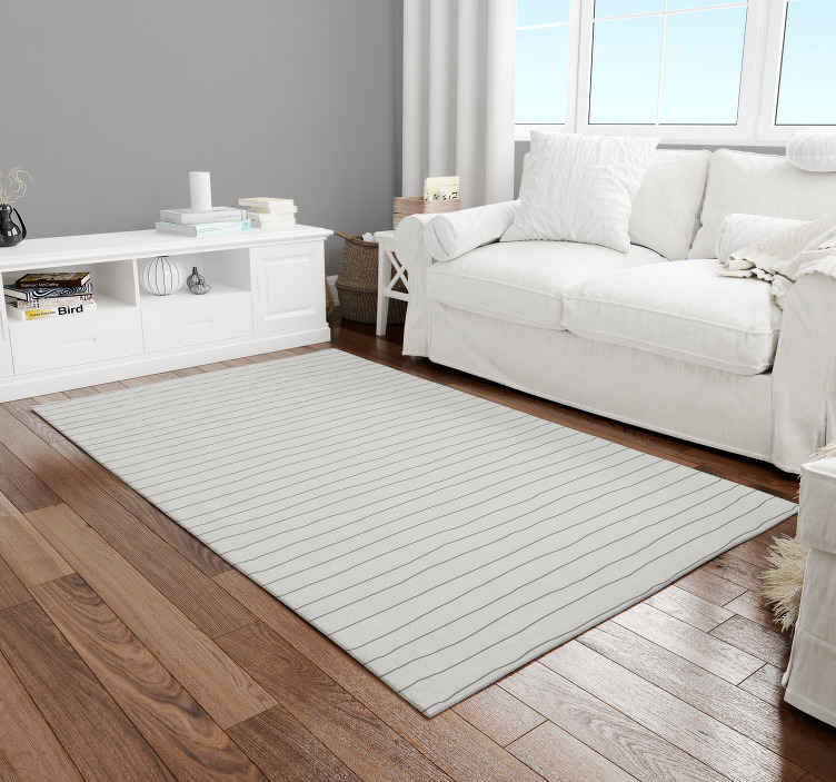 Linear Monochrome stripes rug