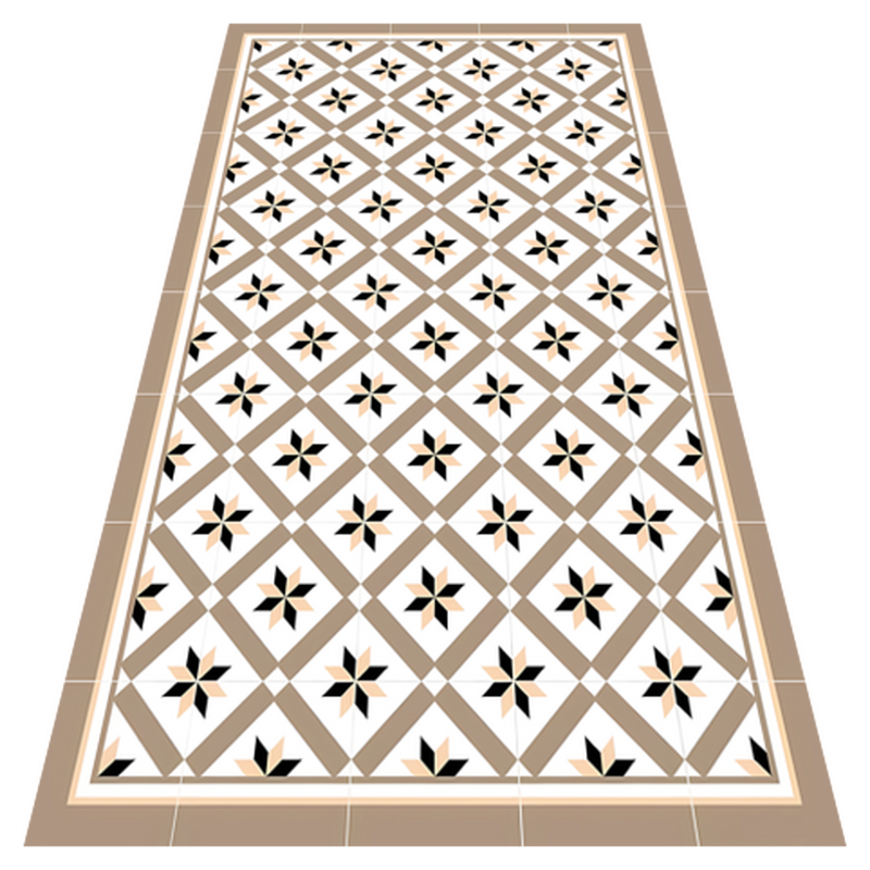 Hydraulic Brown kitchen mat