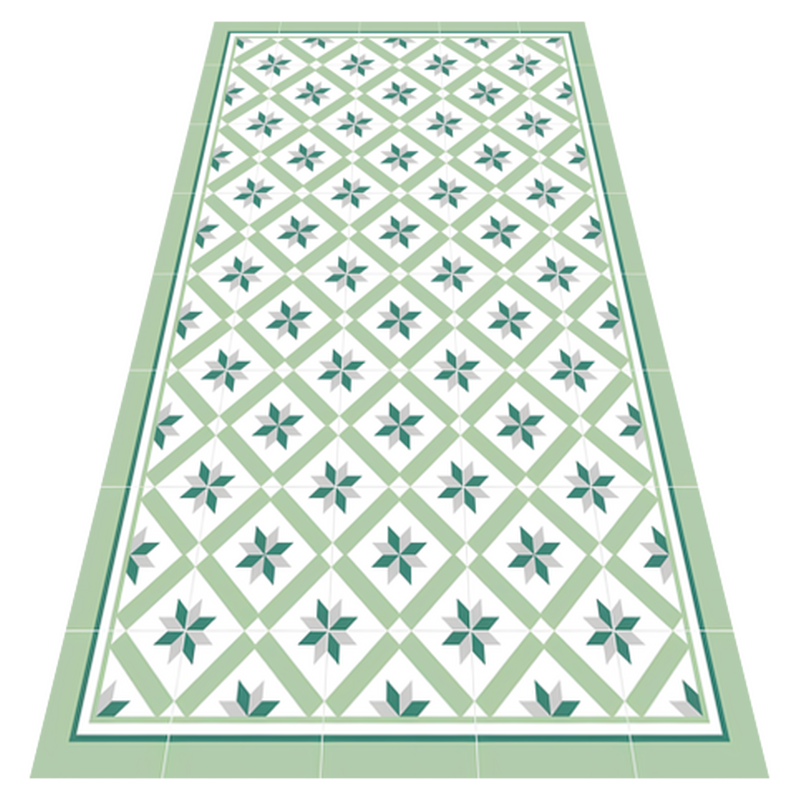 Hydraulic Green kitchen mat