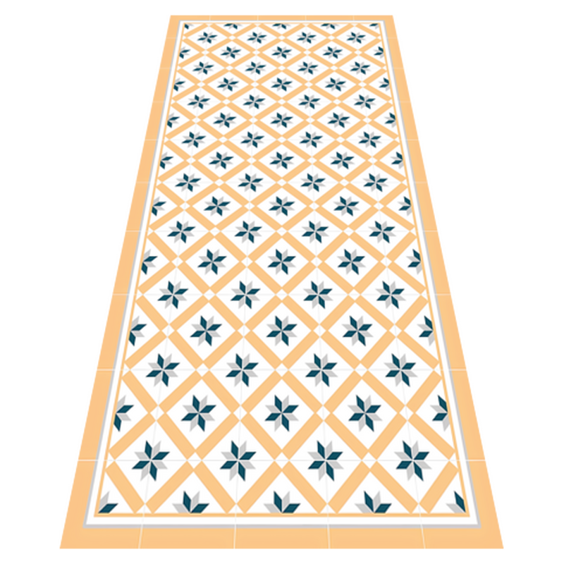 Hydraulic Yellow kitchen mat