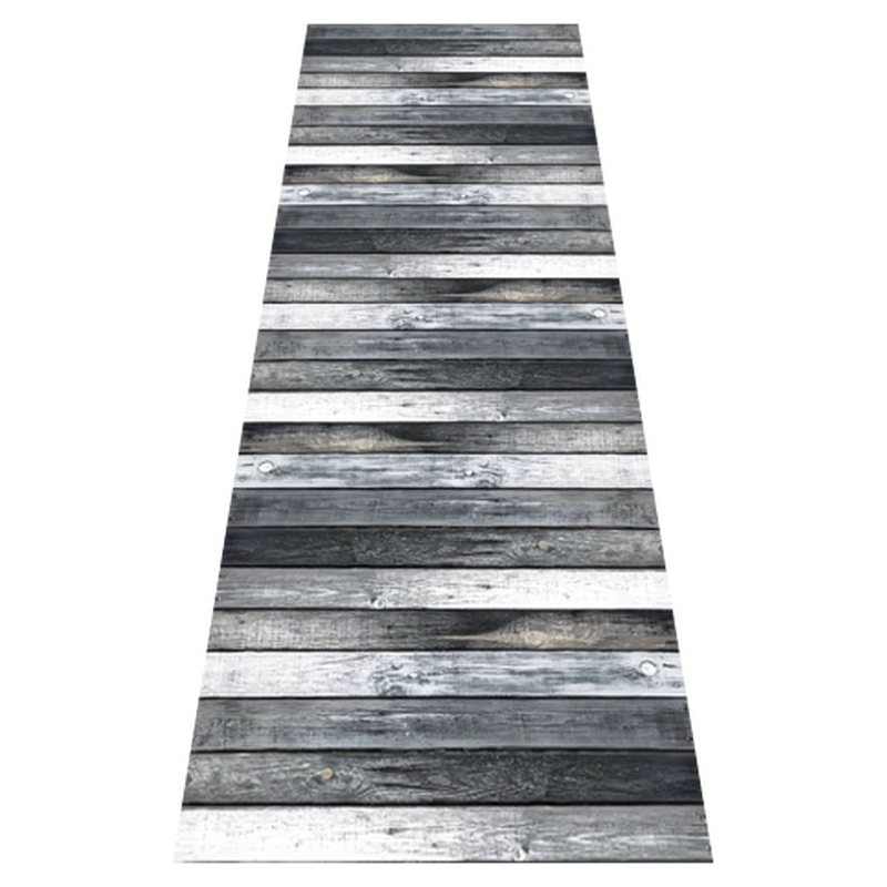 Wood texture kitchen mat